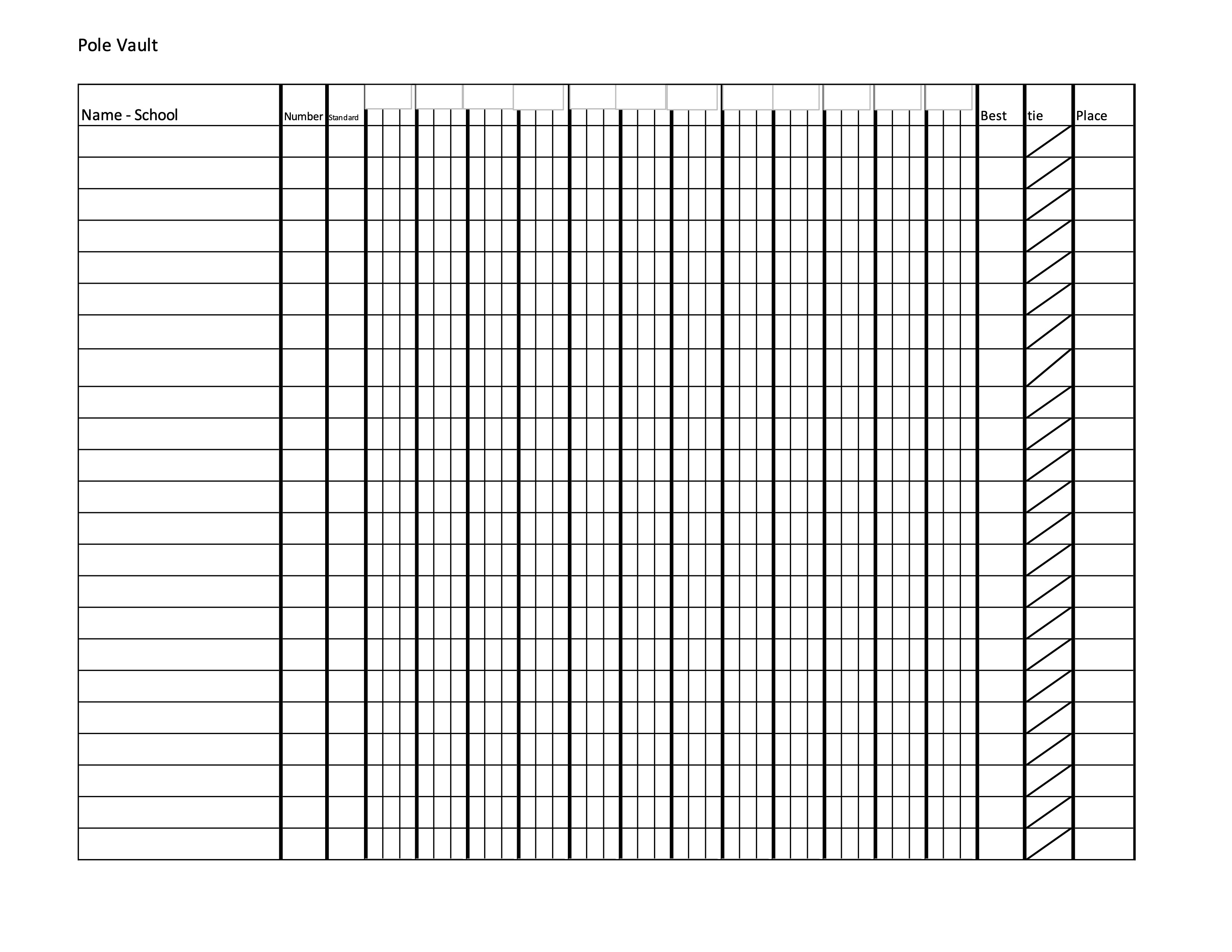 Pole Vault Paperwork – Ohio Pole Vault Safety